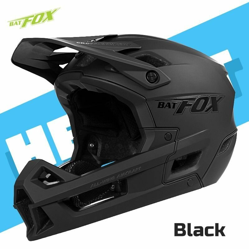 BATFOX полнофациальный шлем MA026-186-TSZA