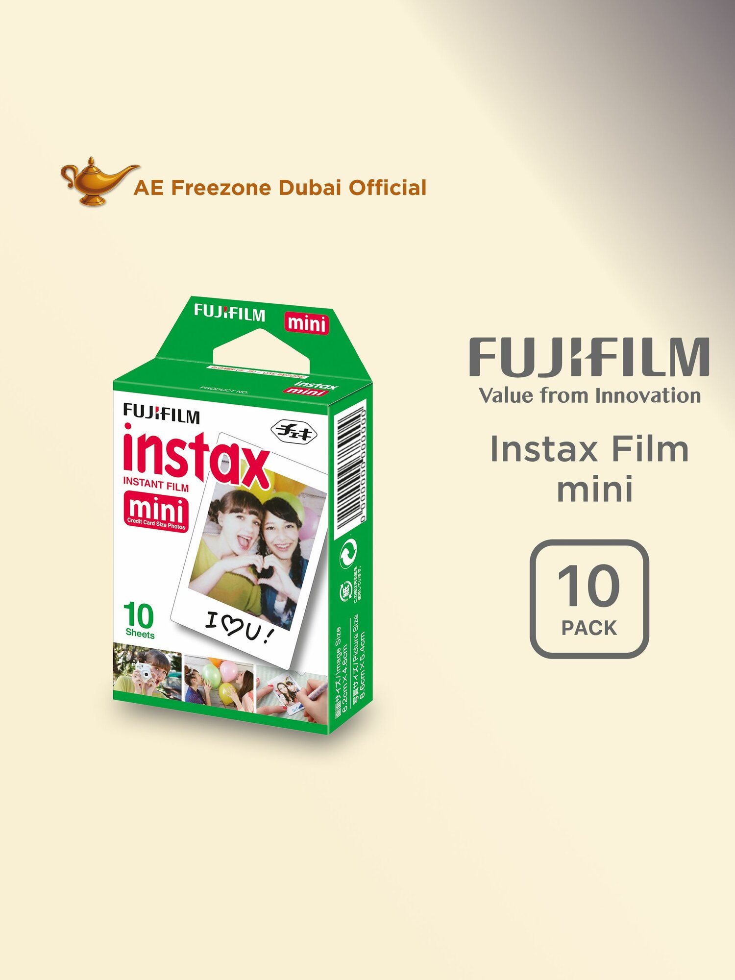Картридж для камеры Fujifilm Instax Film Mini 10 снимков, фотопленка