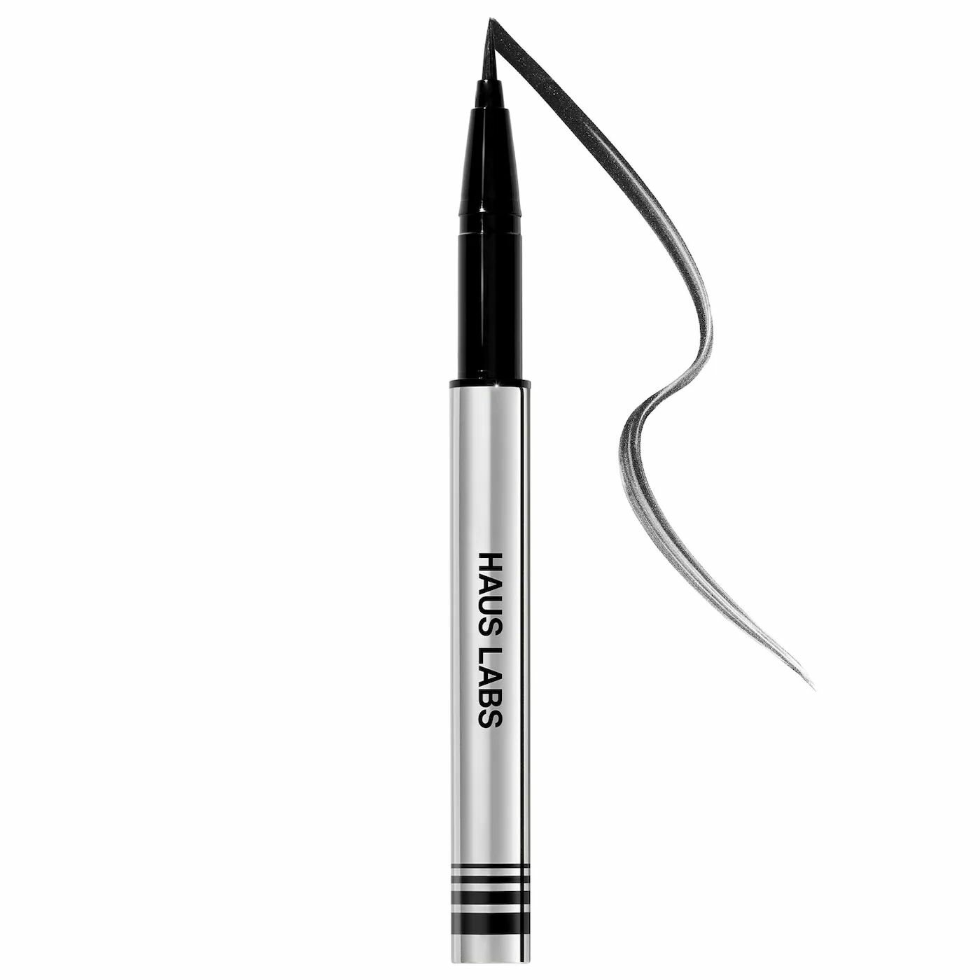 HAUS LABS Водостойкая подводка для глаз Clear Cut Waterproof Liquid Eyeliner (Black Onyx)