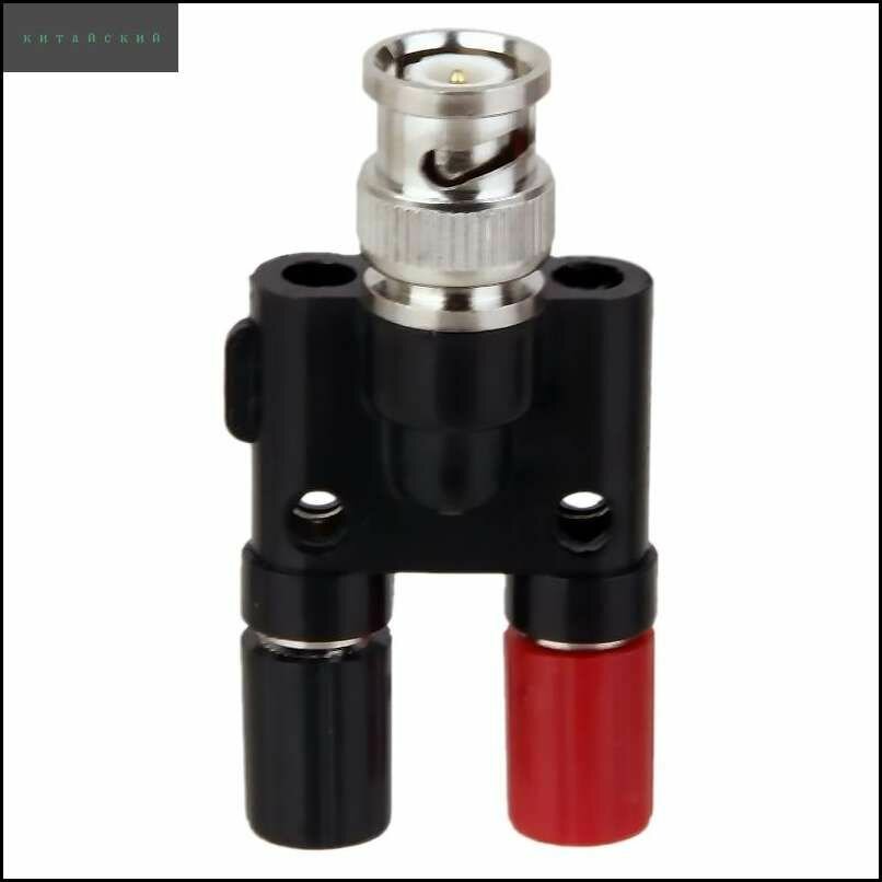 Разветвитель штекера BNC на штекер типа банан 4 мм переходник 2 шт