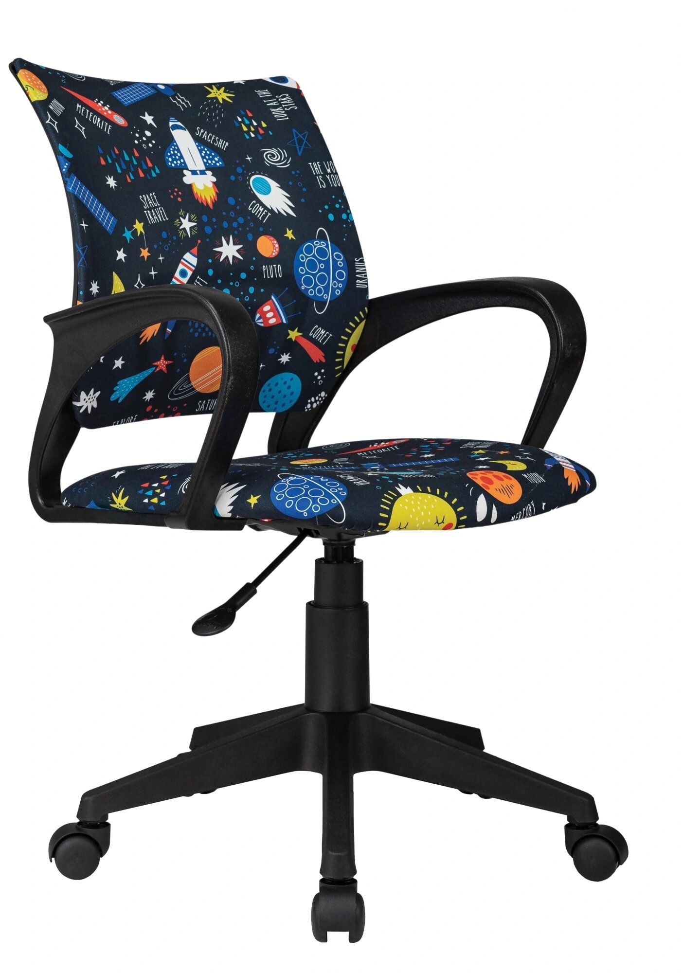 Кресло детское Бюрократ Burokids 1 мультиколор шаттл крестов. пластик