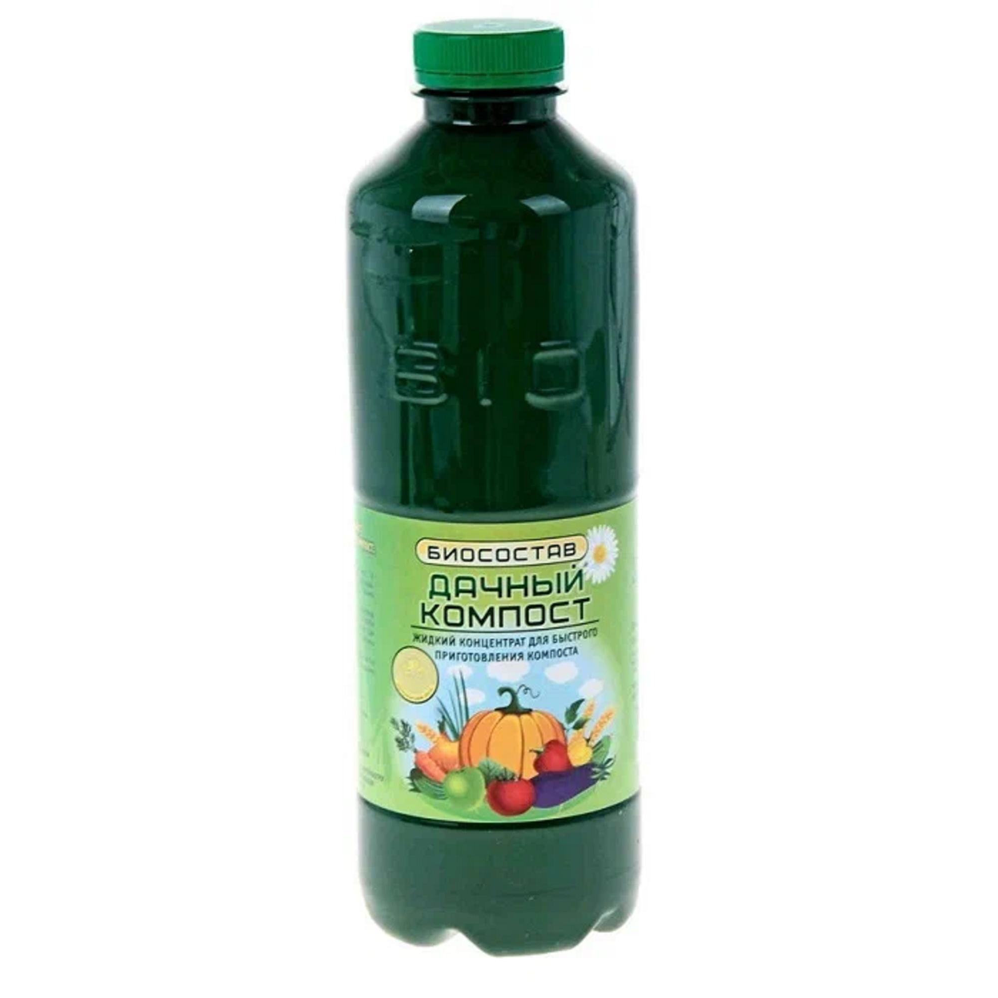 Средство для компоста, биосостав "Дачный-Компост", концентрат, 1 л