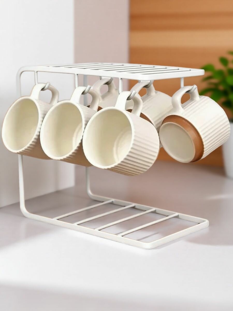 Держатель кухонный для бокалов, для кружек, 24 см х 23 см, 1 шт