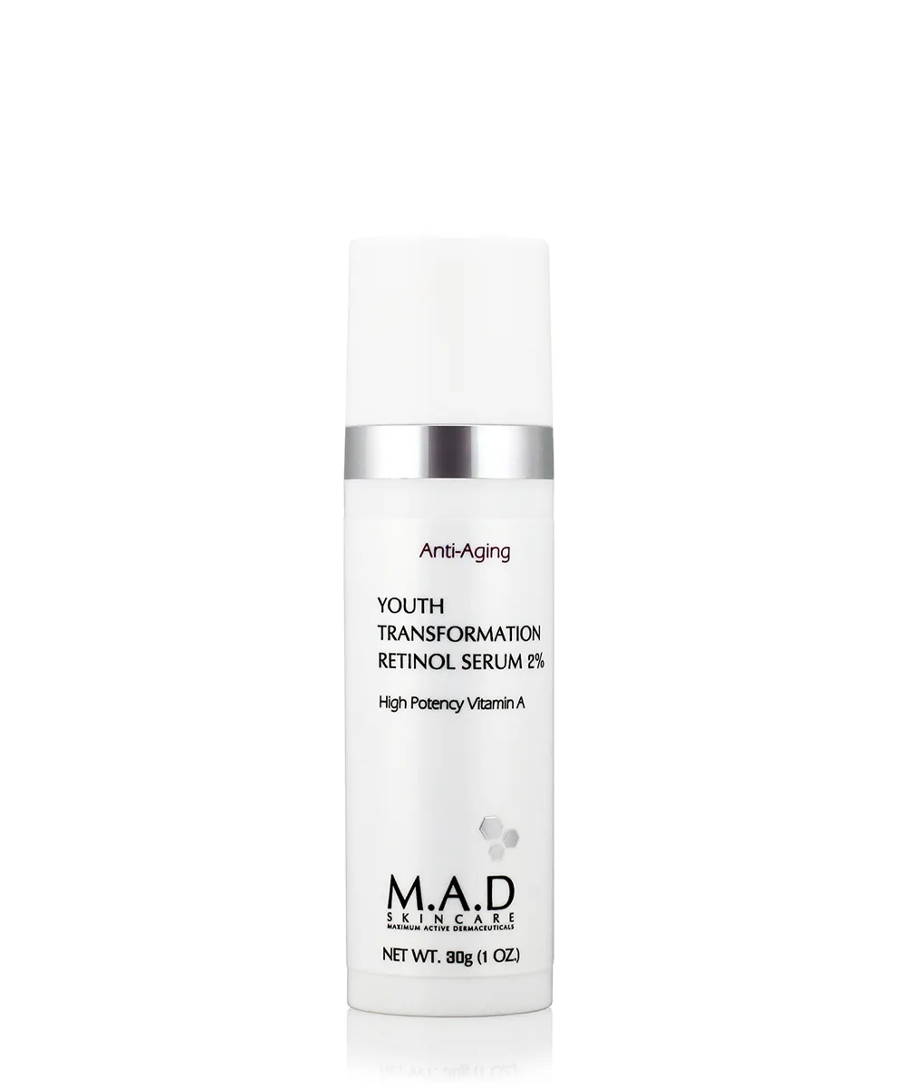 M.A.D Skincare Anti-Aging Youth Transformation Retinol Serum 2% Омолаживающая сыворотка с 2% ретинолом, 30 гр