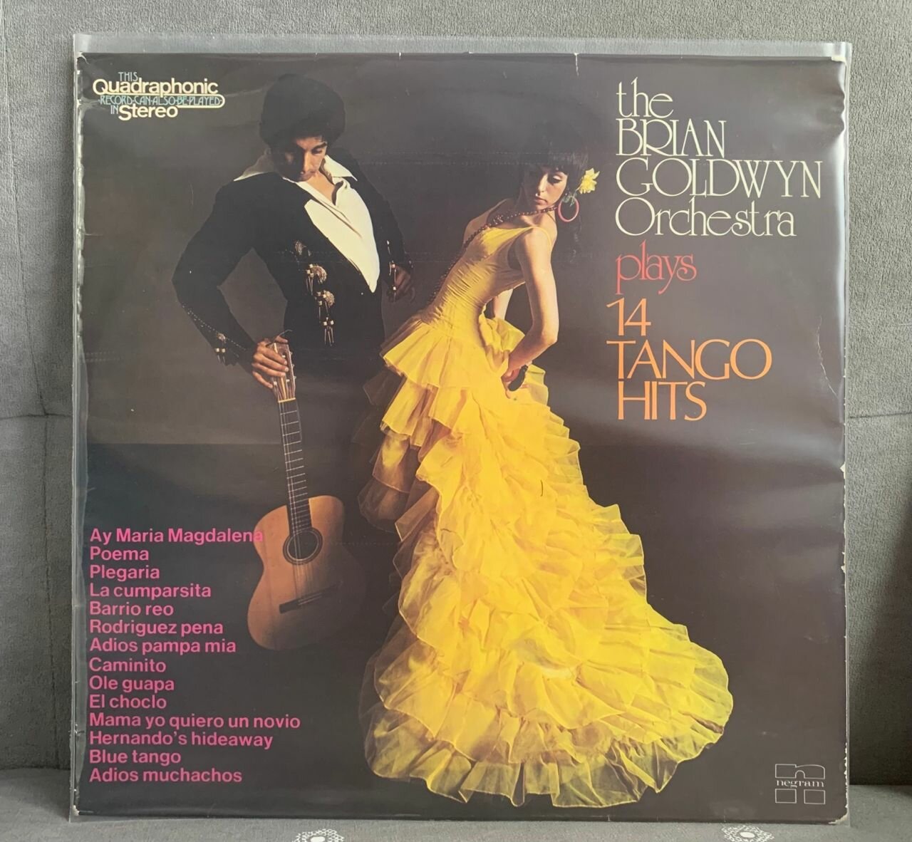 The Brian Goldwyn Orchestra - 14 Tango Hits LP, Виниловая пластинка, EX EX