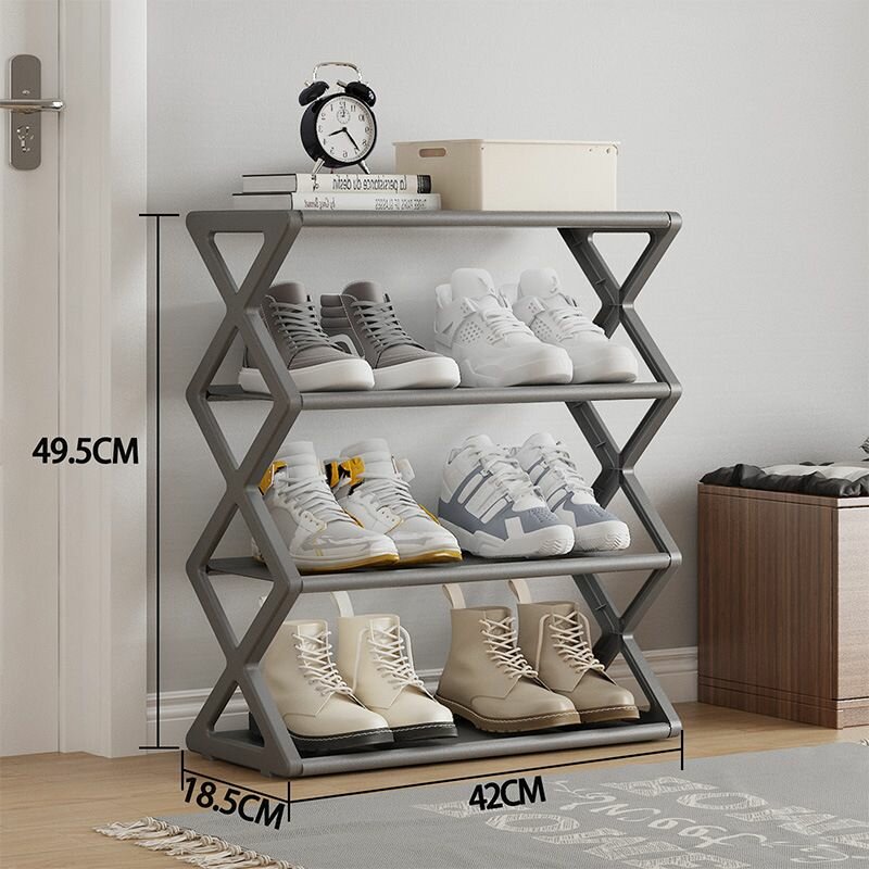 Этажерка Nova Home Textile 51901810, для обуви, пластик, нержавеющая сталь — фото 1