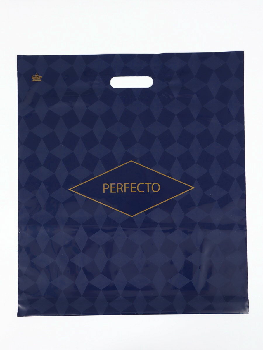 Пакет подарочный полиэтиленовый "Перфекто Калейдоскоп", с вырубной ручкой, 42x48 см, 90 мкм, 25 шт.