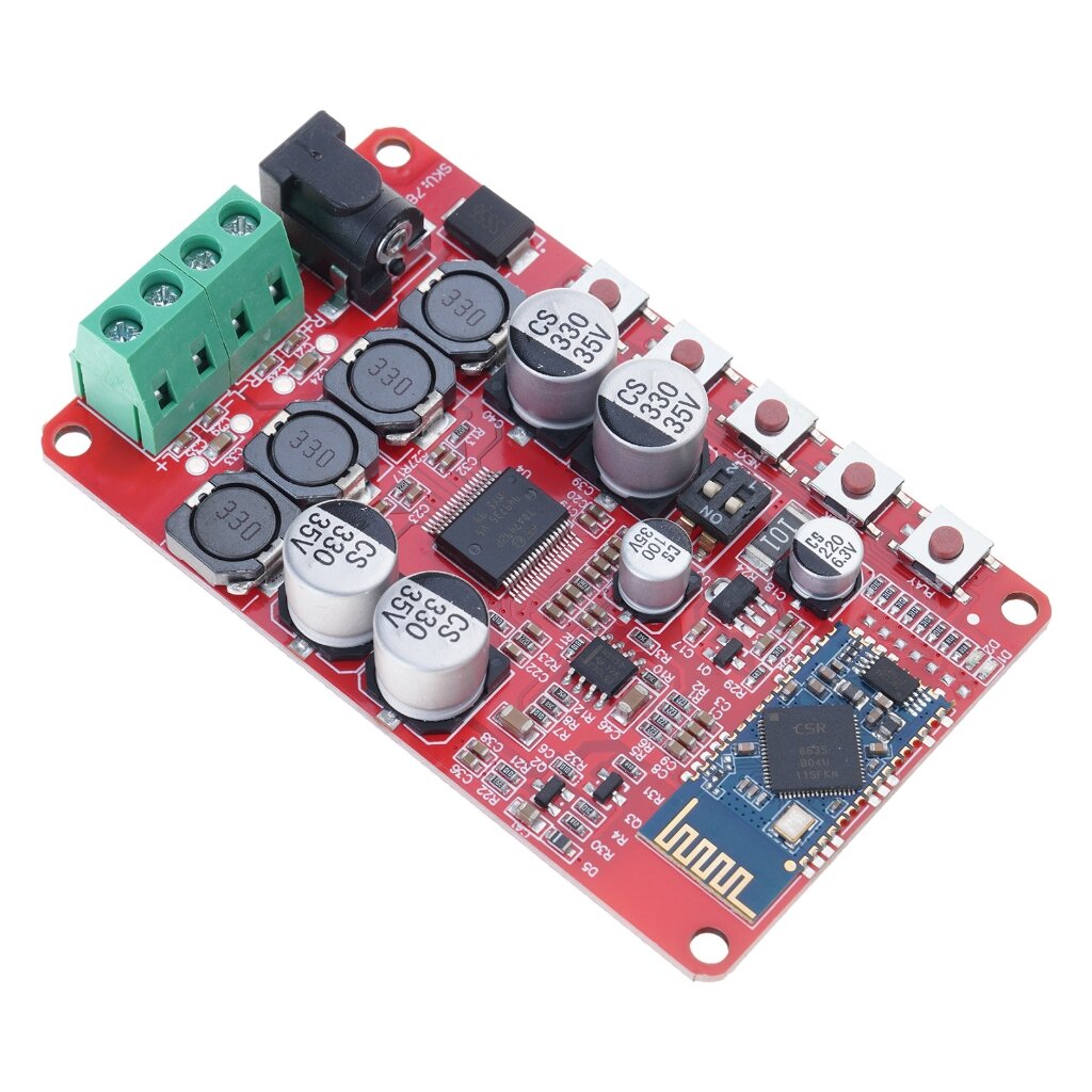 Bluetooth-совместимая двухканальная плата цифрового усилителя звука TDA7492P