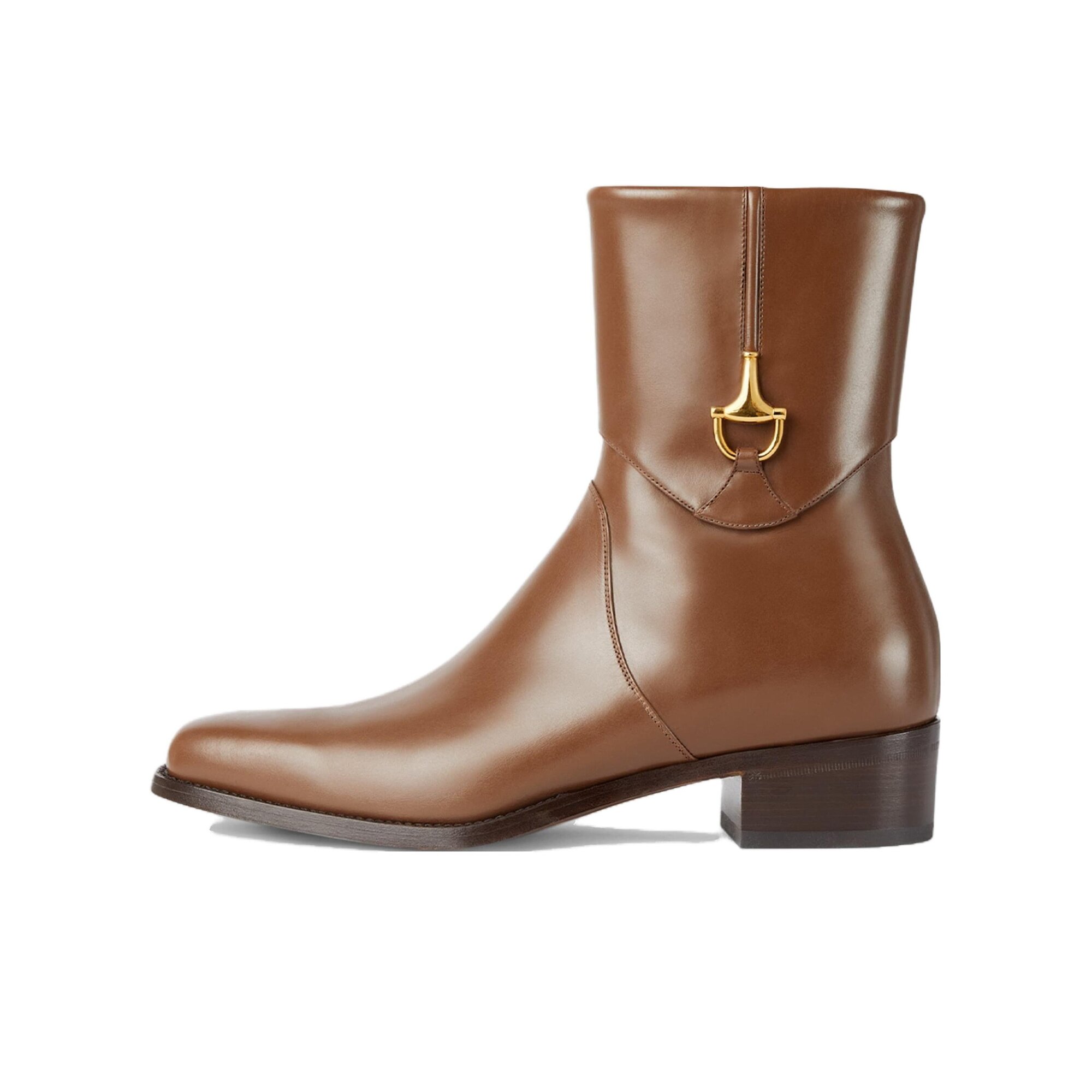 Туфли GUCCI, размер EU 42 стопа (27,3CM), коричневый — фото 1