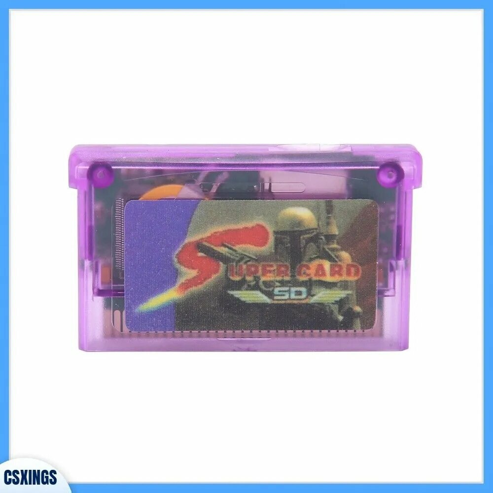 Флеш-карта для Game Boy Advance (GBA/SP/GBM), поддержка карт памяти, запись игр
