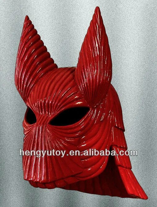 Красная маска с рогами HENGYUTOYMASK