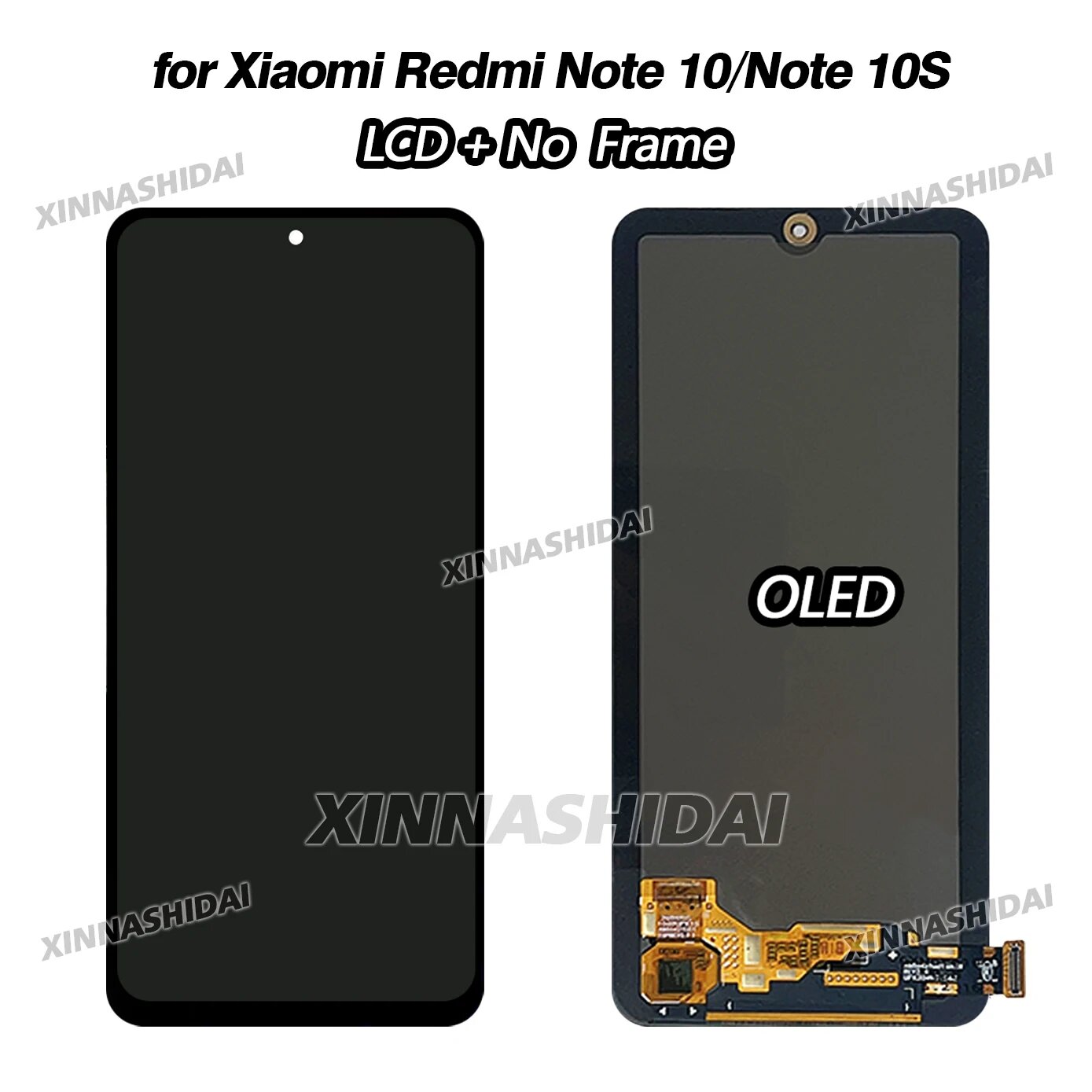 Супер OLED/TFT для Xiaomi Redmi Note 10/10S ЖК-дисплей, дигитайзер сенсорного OLED LCD No Fra
