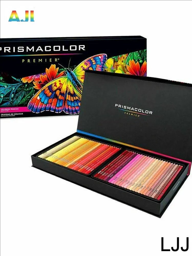 Prismacolor Premier 150 цветных карандашей для рисования, мягкий грифель 4B