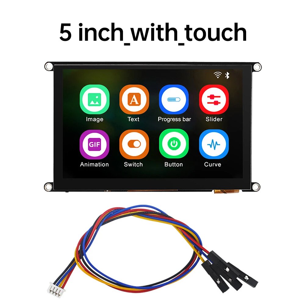 5-дюймовый LCD дисплей с тачскрином