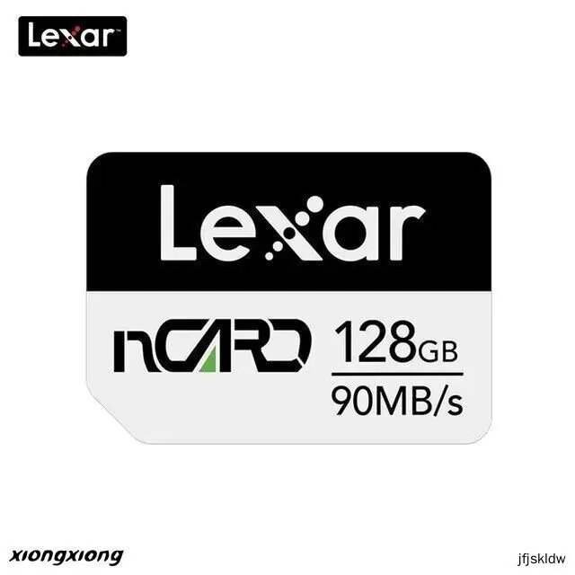 Lexar nCARD 128GB 90MB/s MicroSD Карта памяти для записи данных — фото 1