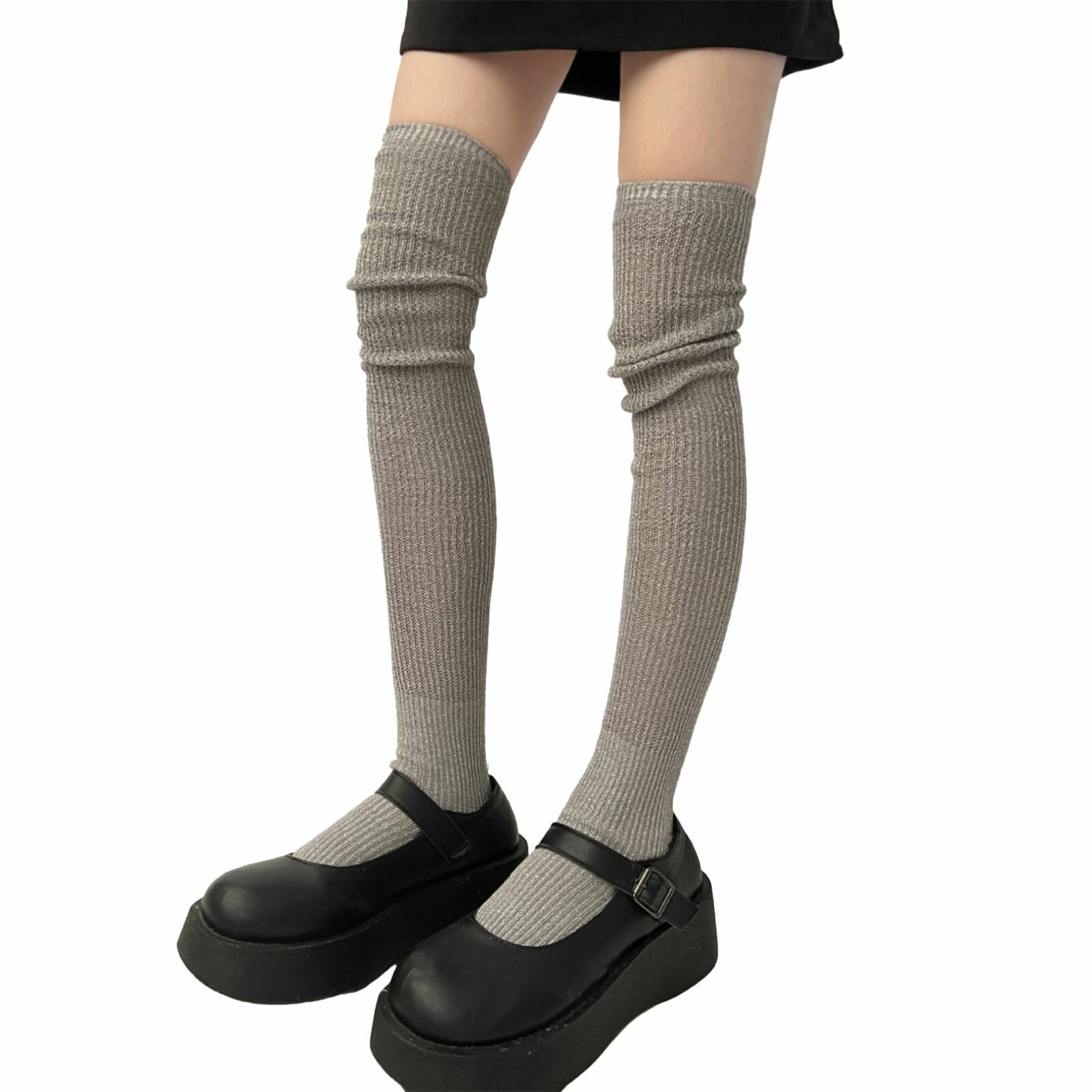 2 пары милых длинных чулок сексуальные хлопковые для женщин осень-зима