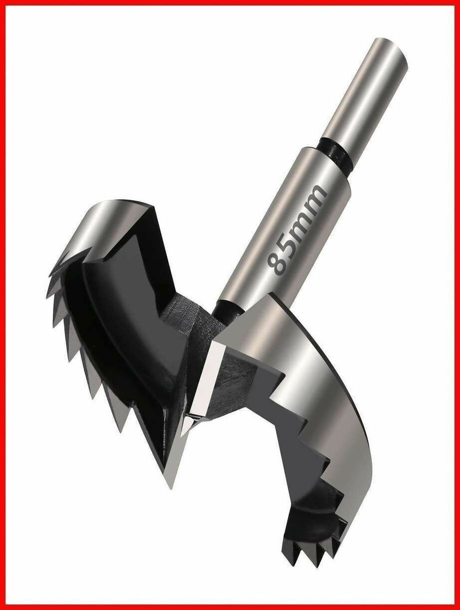 Набор Forstner 85мм сверла по дереву с самоцентрированием, биметаллические коронки, фрезер для точных отверстий в древесине