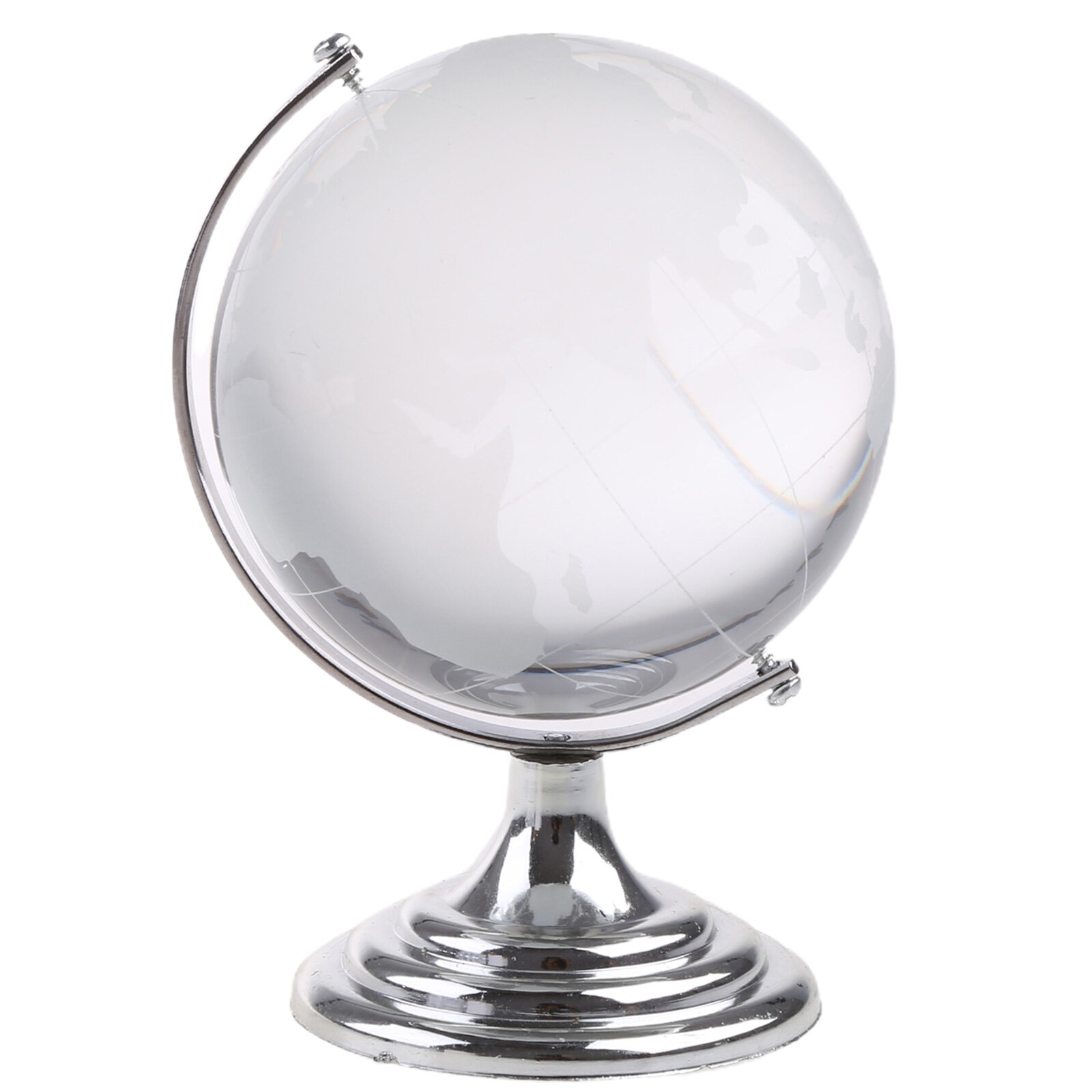 Crystal Globe Mini Crystal Ball Sphere Display Globe Round Earth World Map Ball для домашней спальни офис украшения
