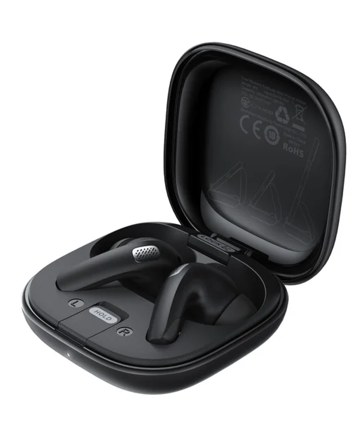 Наушники ACEFAST W4, Bluetooth. 5.4, шумоподавление, с держателем, черные