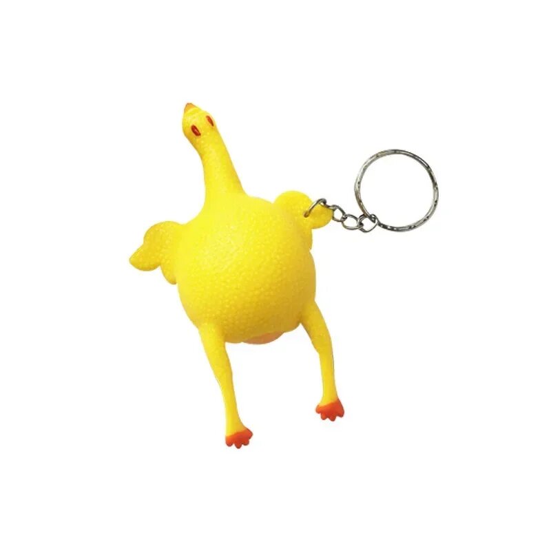 Мягкая игрушка куриное яйцо антистресс 1PC