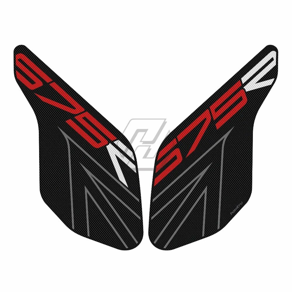 Защитные коврики для бокового бака мотоцикла, коврики для защиты колена для стикеров Triumph Daytona 675 R 2013-2016