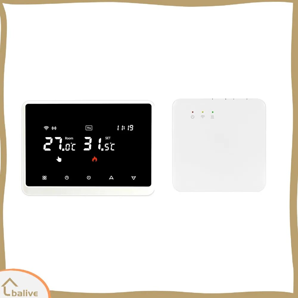 Терморегулятор/термостат Ayrollva ME98H-WiFi, белый, цифровой