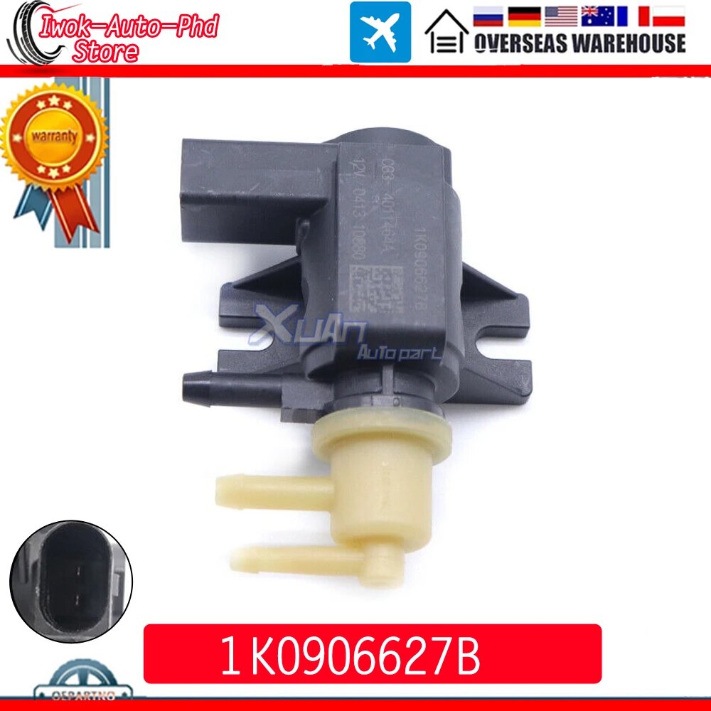 Вакуумный Регулирующий Клапан N75 Для Турбонаддува Volkswagen Passat Polo Golf Audi A3 A4 TT Skoda Superb Octavia - Оригиналь.
