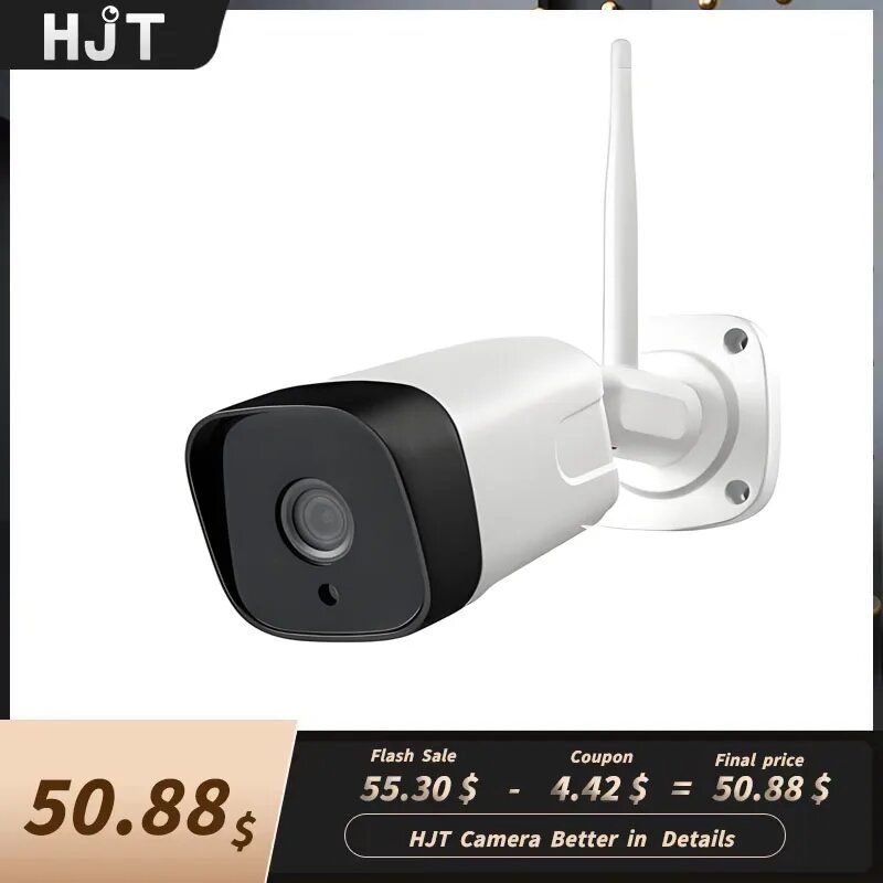 HJT HD 8MP 4K Wi-Fi камера с SIM картой, WIFI-4K