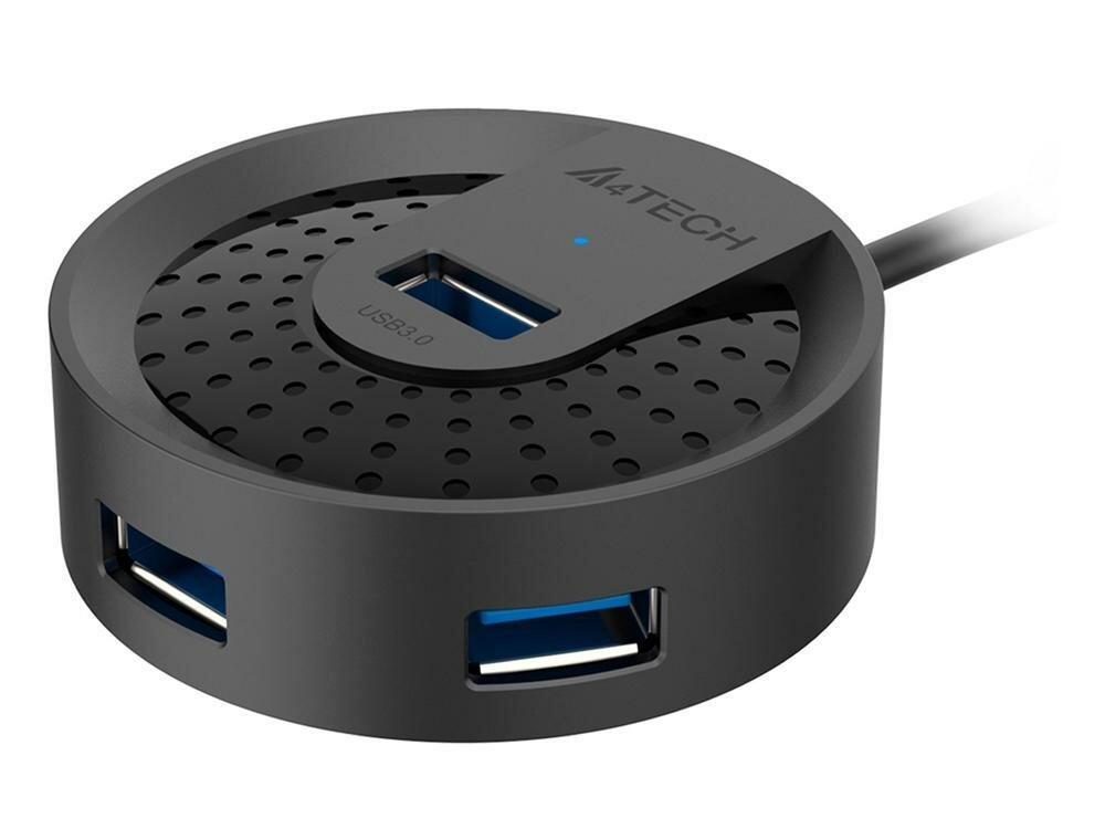 Концентратор USB A4TECH HUB-30, черный