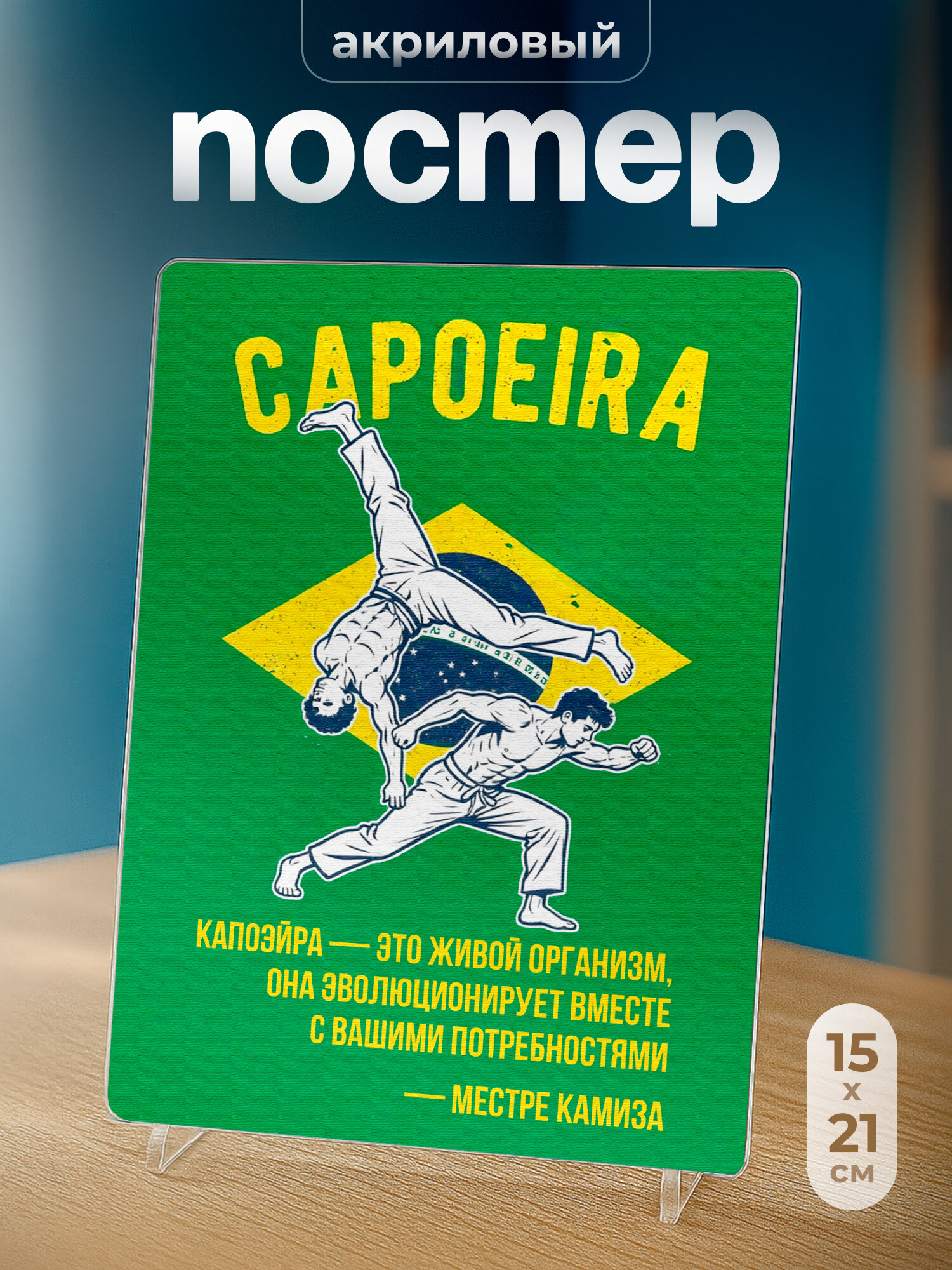 Постер на подставке капоэйра