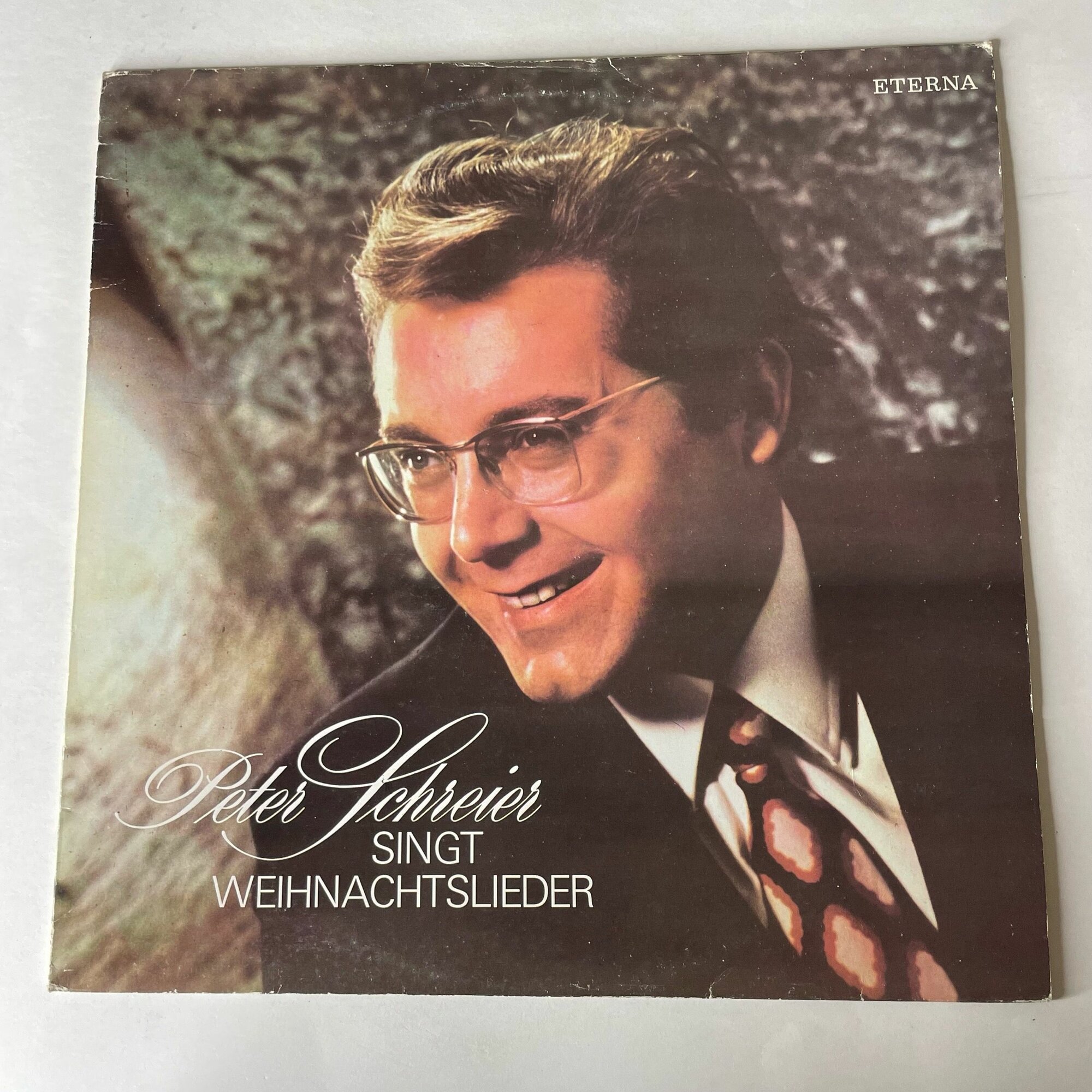 Винтажная виниловая пластинка LP Peter Schreier Петер Шрайер, Singt Weihnachtslieder Поет Рождественские Гимны (ГДР 1975)