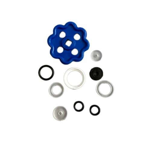 Ремонтный набор кран-буксы и вентилей ДУ-15,20,25 "Ромашка" (синий)