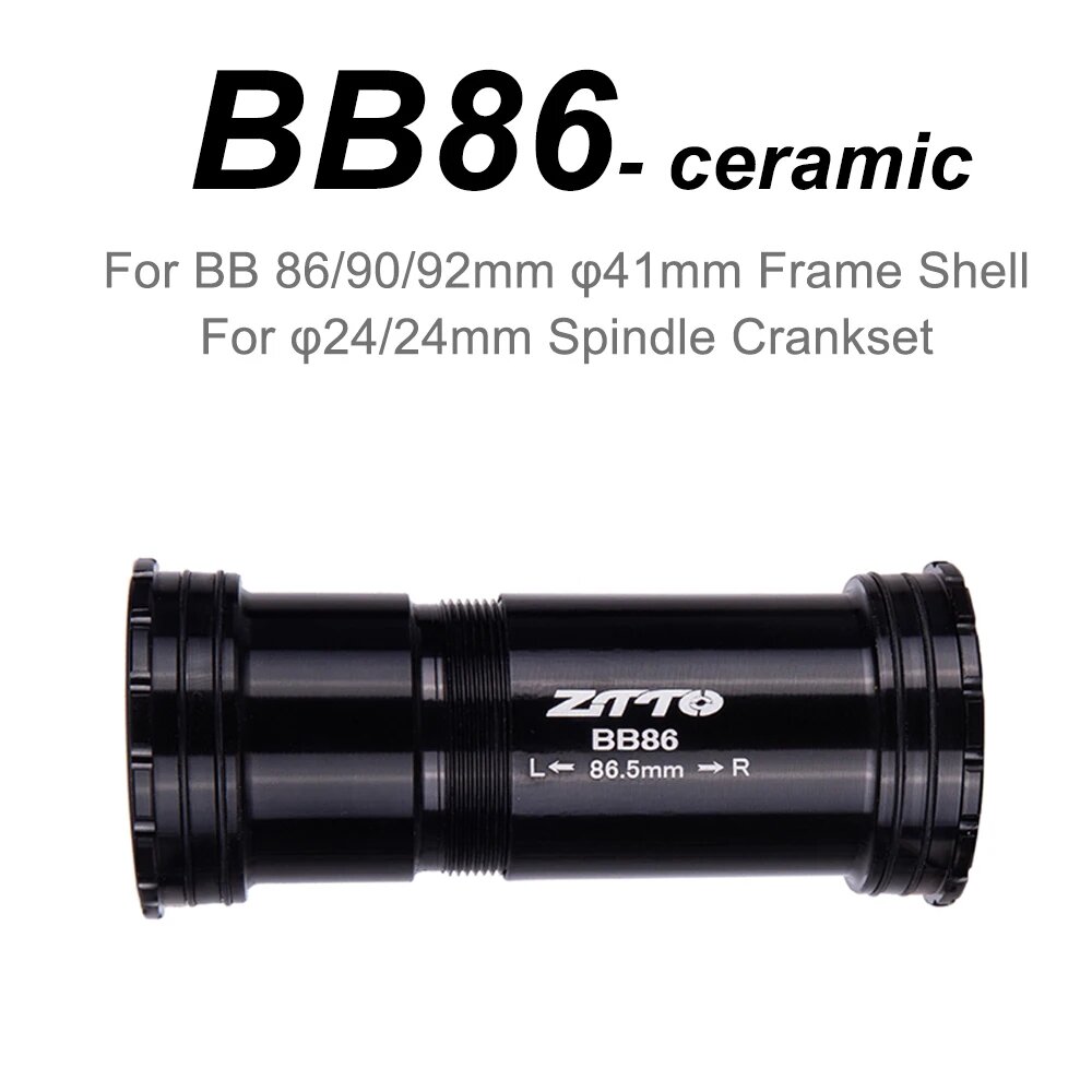 Каретка ZTTO BB86-24 Ceramic, черная, 41 мм