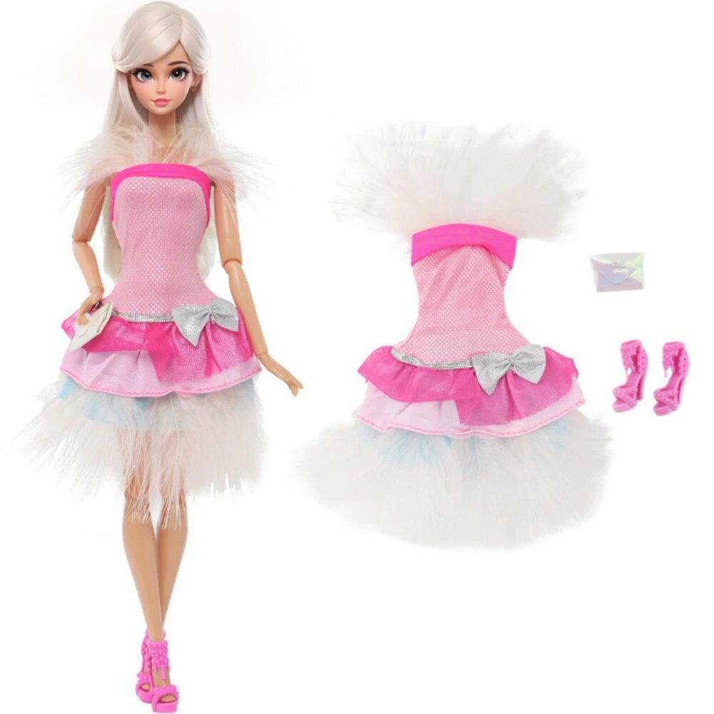 Комплект одежды для куклы 11.5" Розовый, NO DOLL NO.3