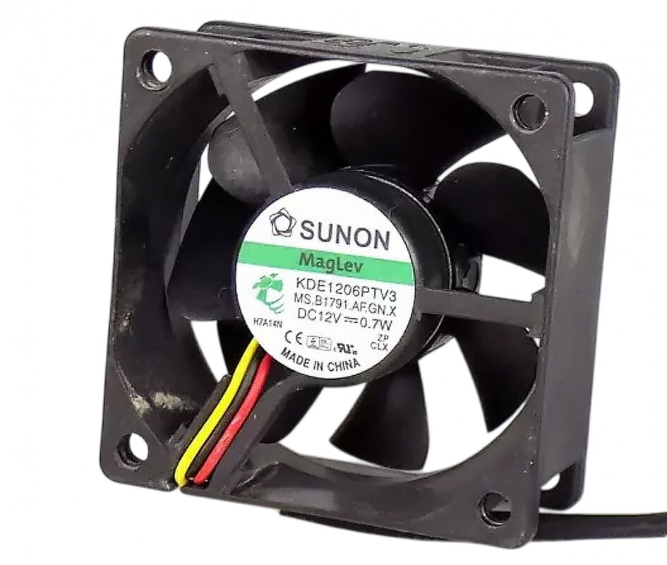 Вентилятор Sunon KDE1206PTV3-MS. B1791. AF. GN. X 12v