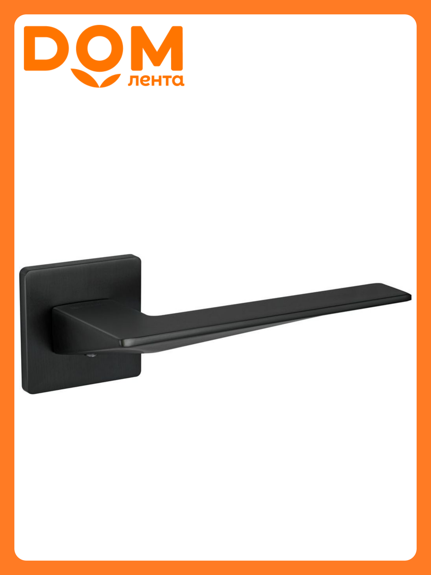 Дверная ручка раздельная K. SL52. PHANTOM (PHANTOM SL) BL-24 черный