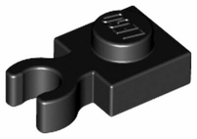 Деталь Lego 4085d Plate, Modified 1 x 1 with Open O Clip Thick (Vertical Grip)