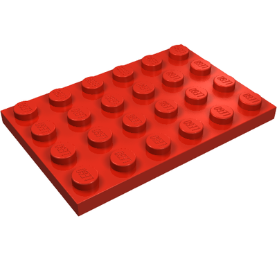 Деталь Lego 3032 Plate 4 x 6