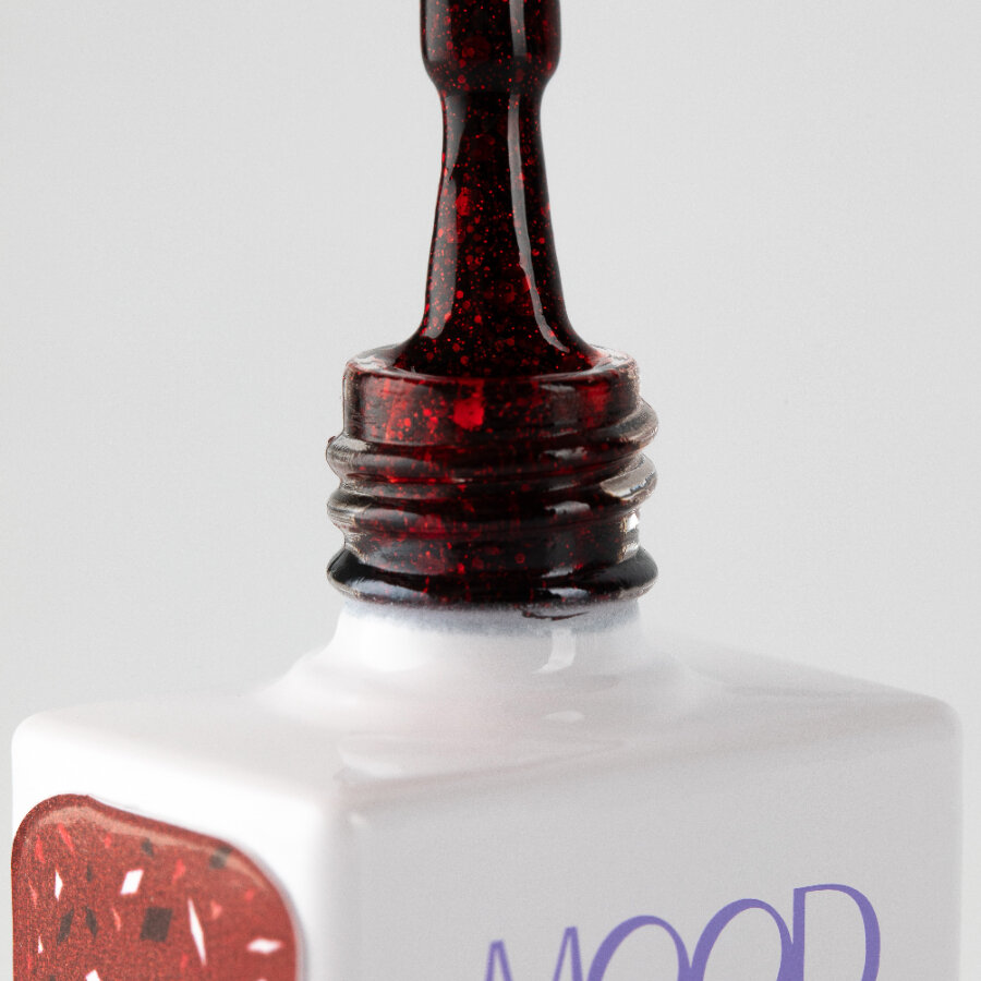 Гель-лак MOODNAIL, Gel-Polish Riddle in red, 10 г