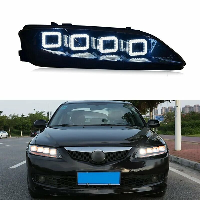 Фары автомобильные, 2 шт, арт. Mazda 6 GG GH 2003-2013