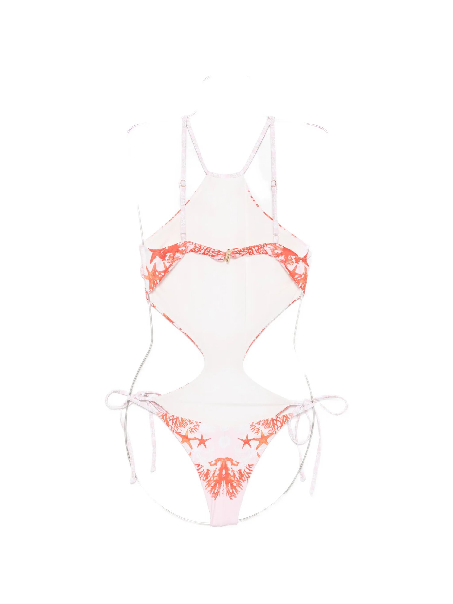 Купальник Mazzei Cut-out swimsuit, размер 46, coral pink — фото 1