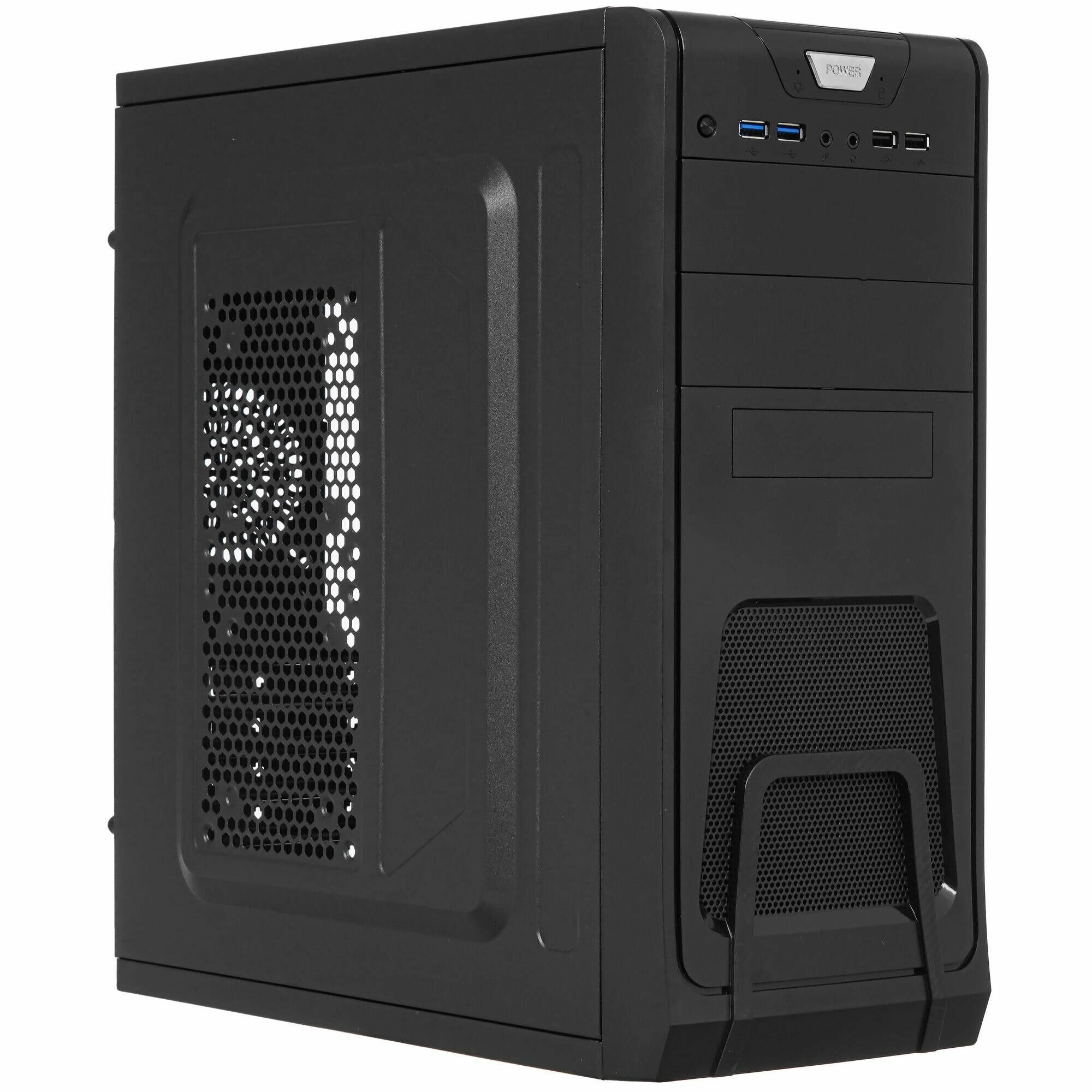 EXEGATE Корпуса EX278394RUS Корпус Miditower CP - 603 Black, ATX, <без БП>, 2 USB+2 USB3.0, Audio