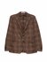 Пиджак Tagliatore Check-pattern notched-lapel blazer, размер 48, brown