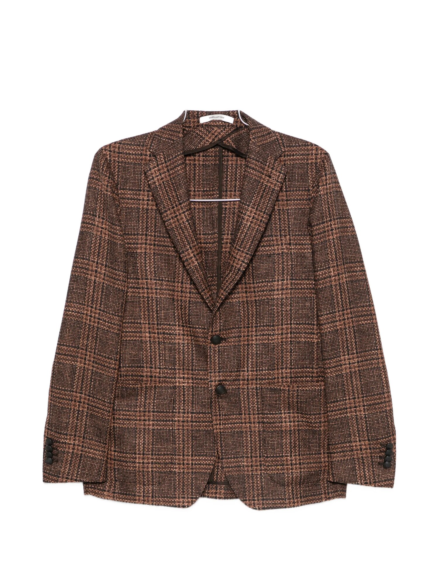 Пиджак Check-pattern notched-lapel blazer