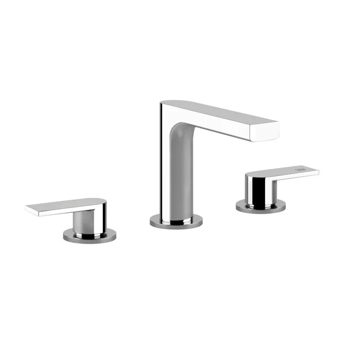Смеситель для раковины Gessi 38612 хром, глянцевый, кран для ванной в раковину, из латуни, рычажный, с керамическим картриджем, с донным клапаном