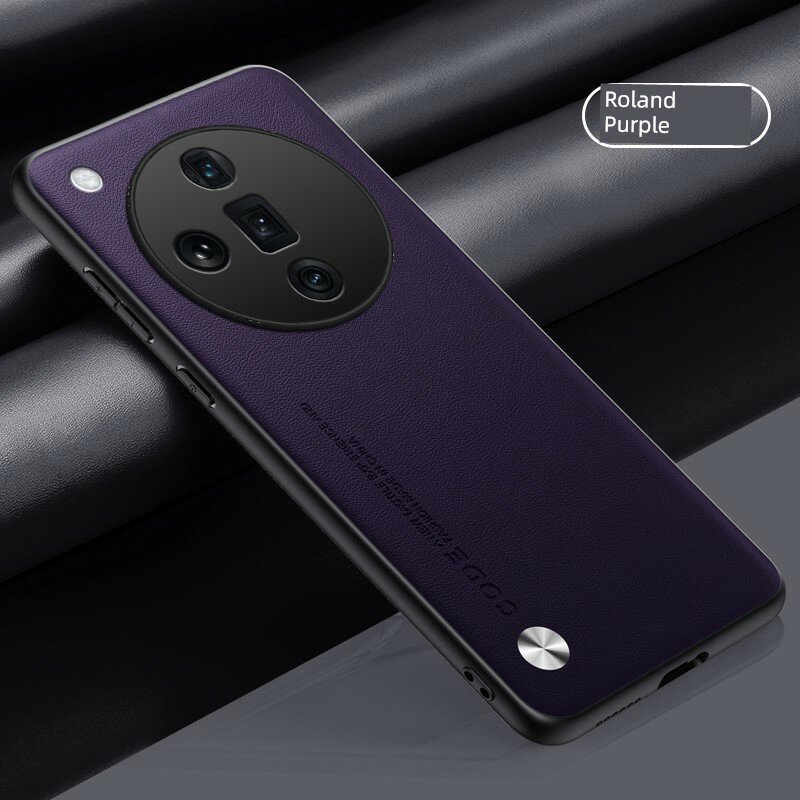 OPPO Find X7 Матовый чехол роланд фиолетовый, полная защита от ударов