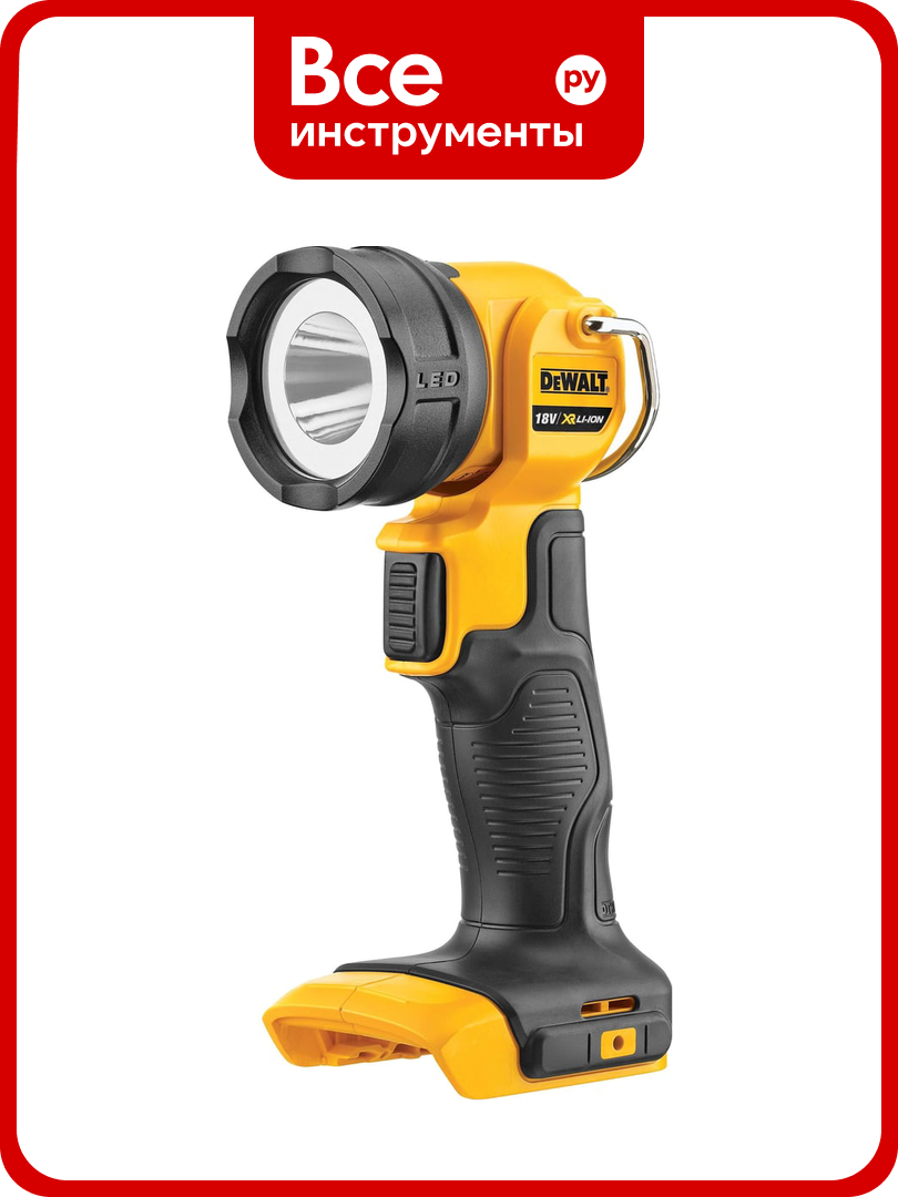 Аккумуляторный фонарь DEWALT 18 В, 110 лм, без АКБ и ЗУ, DCL040 DCL040-XJ