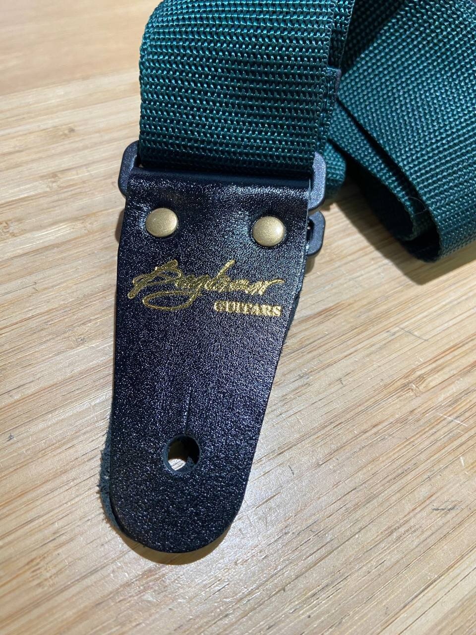 Ремень для гитары Bagdasar guitars GSBG00103, зеленый