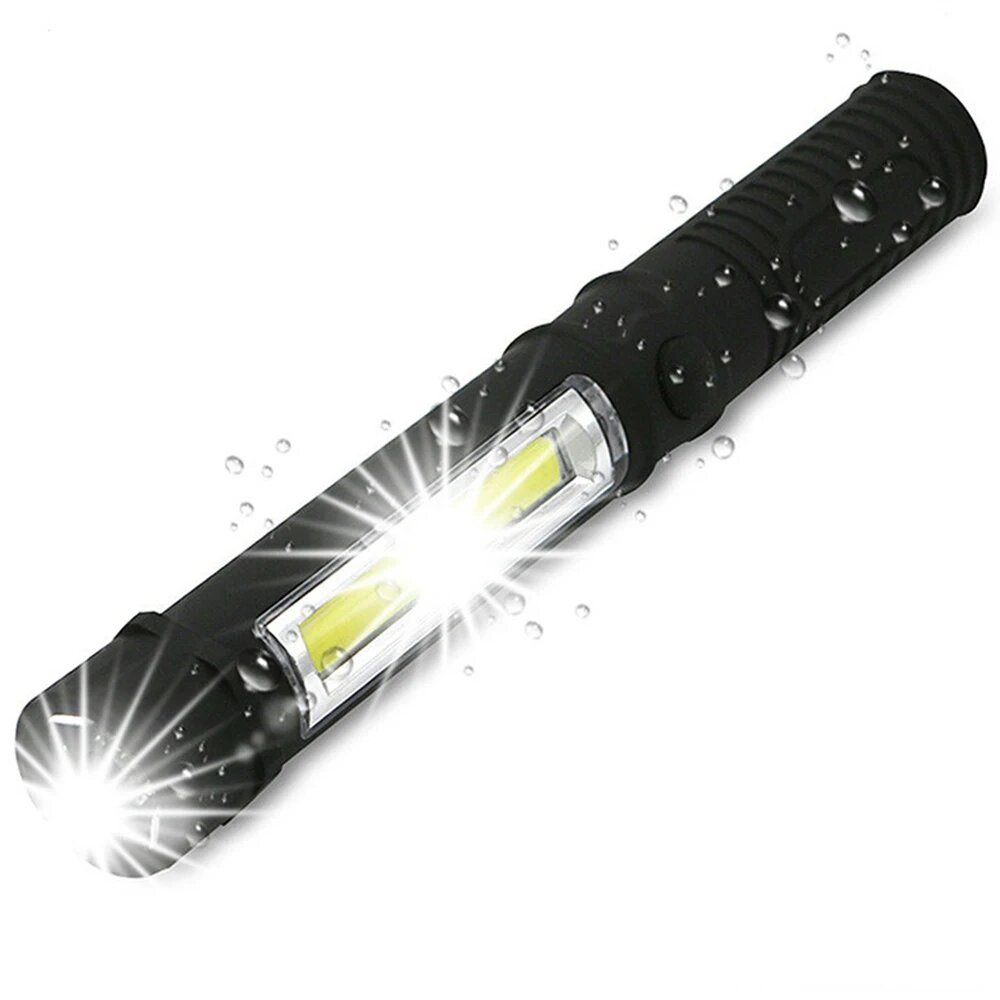 Фонарик Stonego COB LED Черный, Black — фото 1