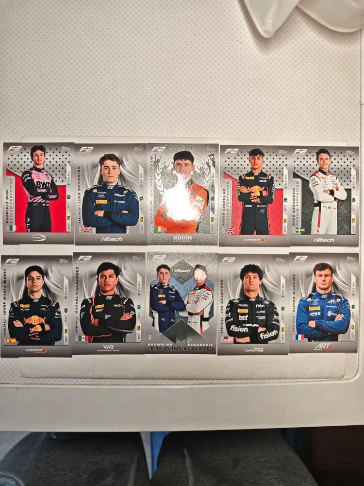Набор коллекционных карточек Topps 2025 Turbo Attax F2